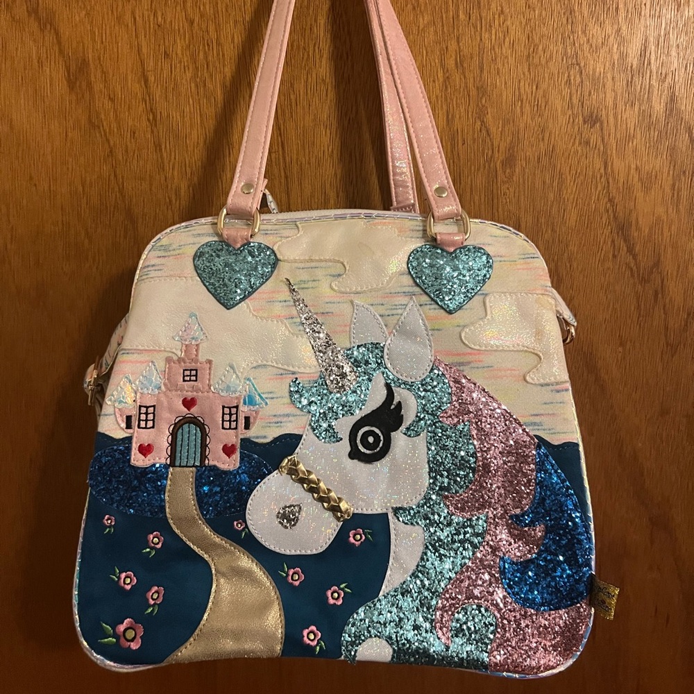 Irregular Choice! King Of The Castle Unicorn Purse! - Gem